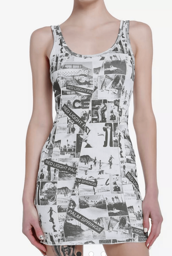 Pretty Garbage Vintage Photo Bodycon Dress Size Small Nwt | eBay