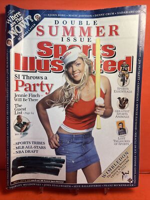 Jennie Finch Sports Illustrated July 11 - july 18 2005 Double summer ...