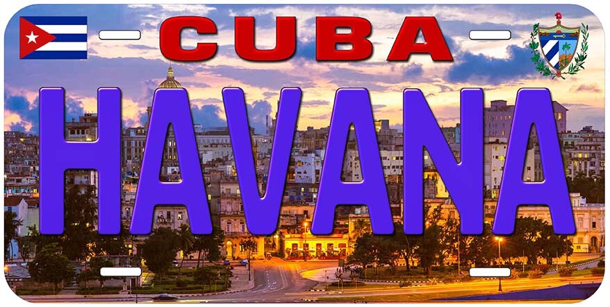 Havana License Plate