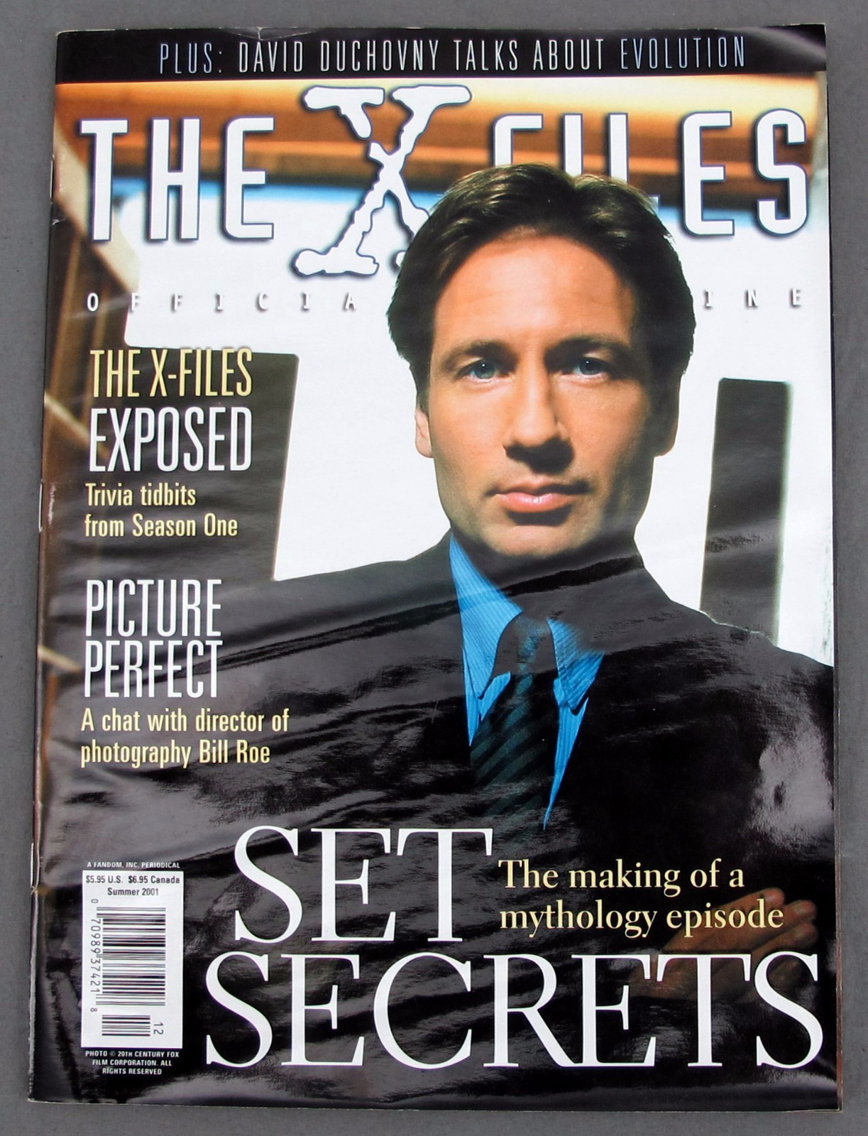 X-Files Official Magazine Volume 5 Number 2 David Duchovny 2001 X-Files ...