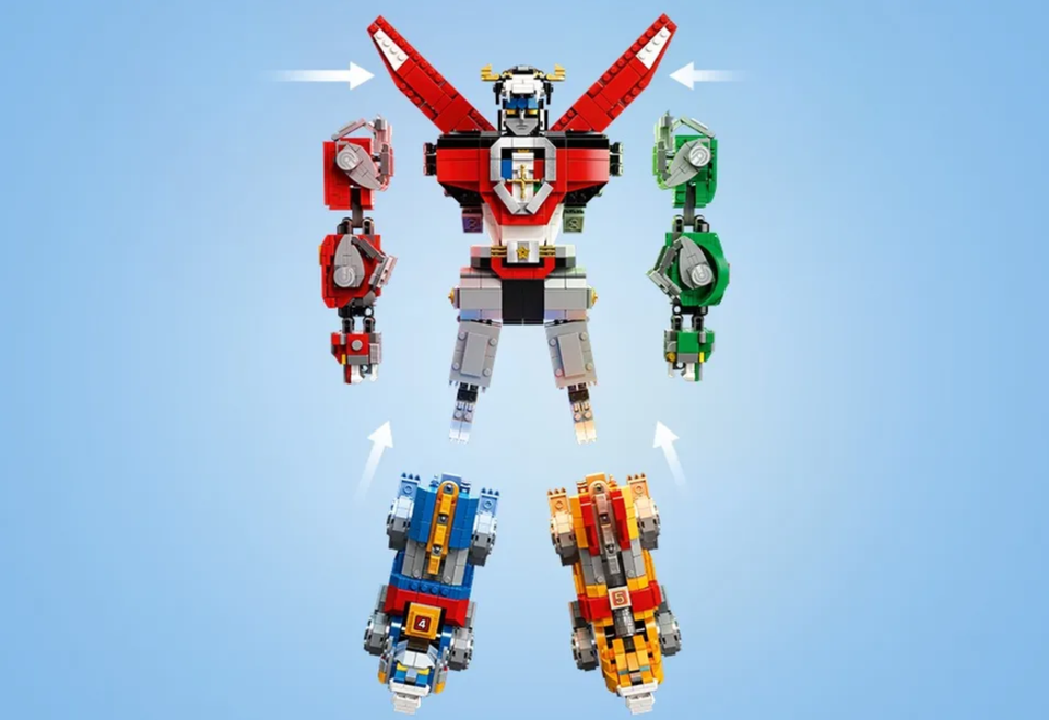 21311 Ideas: Voltron Transformers Building Blocks Toy Bricks Set 2 ...