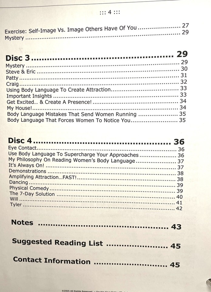 2 SETS David Deangelo Double dating Body Language AND Interviews dating ...