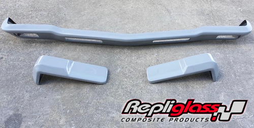 FRONT BUMPER BAR + BUMPERETTS for HOLDEN HQ UTE OR PANEL VAN FIBERGLASS ...