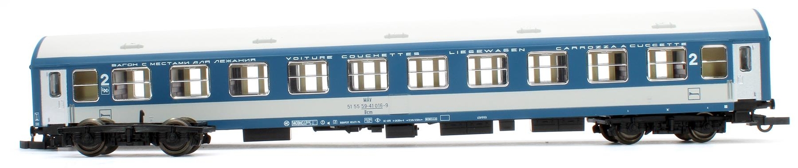 SACHSENMODELLE 'HO' GAUGE 14356 MAV 2ND CLASS SCHNELLZUGLEIGEWAGEN ...