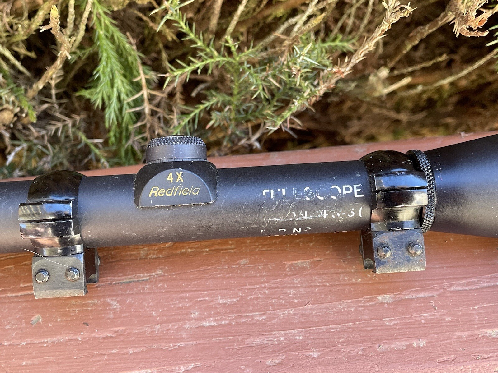 RARE Redfield 4x USMC Sniper Trainer Rifle Scope 3/4" Tube military ...