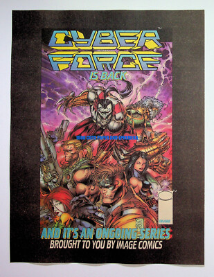 Cyberforce Image Comics 1994 Velocity Ripclaw Print Magazine Ad Poster ...