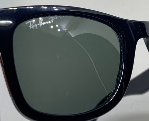 MINT Ray-Ban 2157 Ultra Wayfarer Black 18K Gold Polarised 901/N5 ...