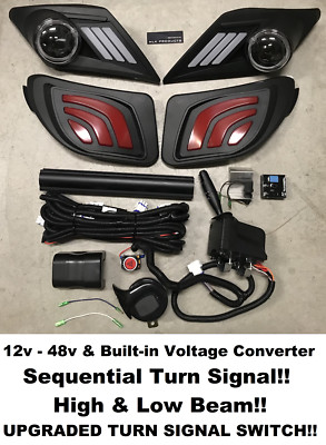 YAMAHA GOLF CART LED SUPER DELUXE LIGHT KIT 48V ('17+) DRIVE 2 | eBay