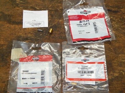 Genuine OEM Briggs & Stratton 394682 Needle/Seat Kit QTY.3 | eBay