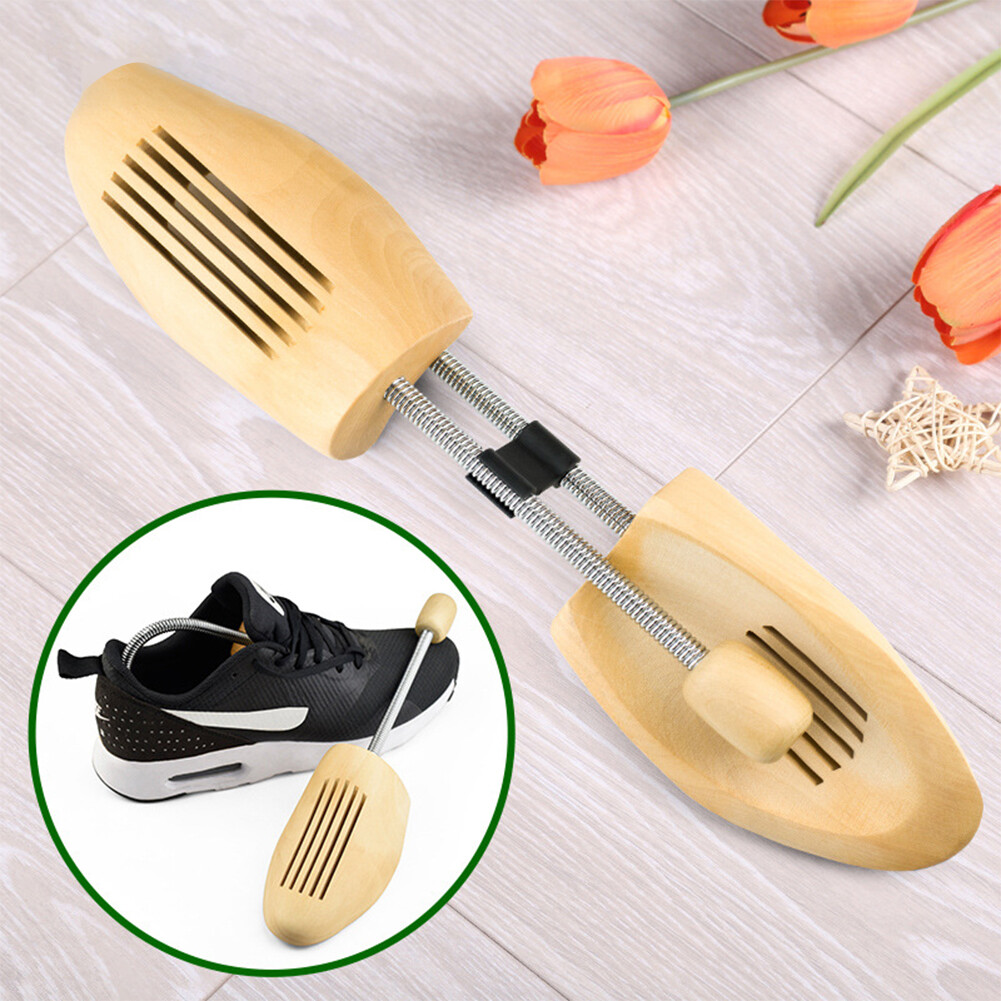 Man Women Home Durable Stretch Natural Wood Foot Grinding Shoe Trees ...