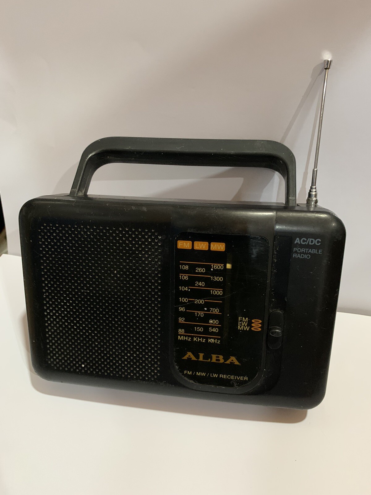VINTAGE RADIO ALBA 3-BANDS MW(-AM) - LW-FM 1960S-1970s | eBay UK