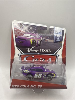 DISNEY PIXAR CARS "N20 Cola No 68" Diecast 2/16 Piston Cup Purple Racer ...