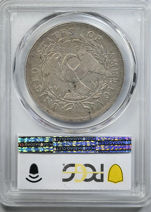1795 Flowing Hair Dollar $1 PCGS VG10 - Silver Plug | eBay
