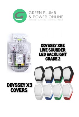 Texecom WDC-0001 Odyssey X BACK-LIT 109db Grade 2 Bell Box + Covers ...