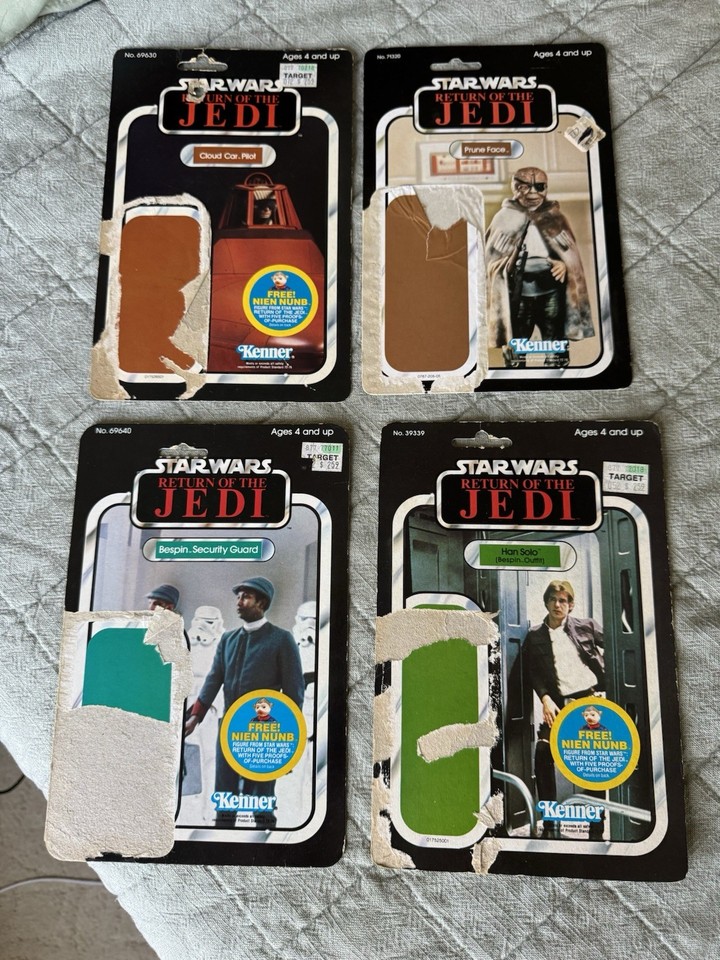 41 total Kenner Star Wars Vintage Return of the Jedi Cardbacks | eBay