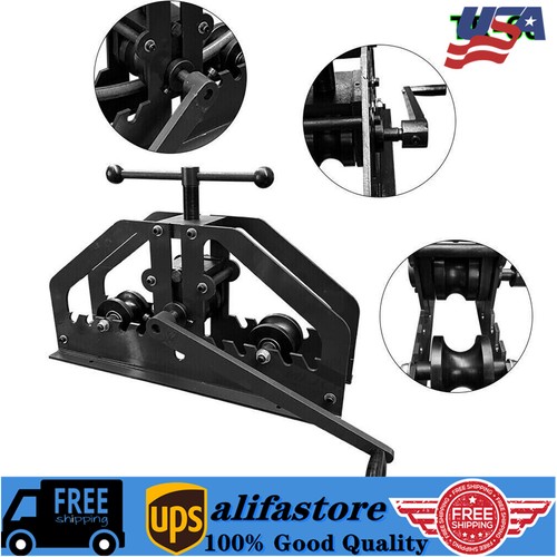 Manual Round Tube Pipe Bender Roller Bending Machine Industrial Tube ...