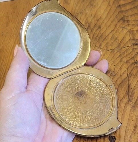 Vintage Elgin American USA Face Powder Compact Metal Empty | eBay