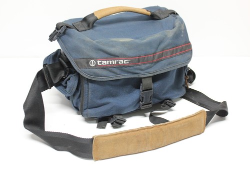 Vintage Tamrac 606 Super Pro Blue Extra Large Camera Bag Dividers MADE ...