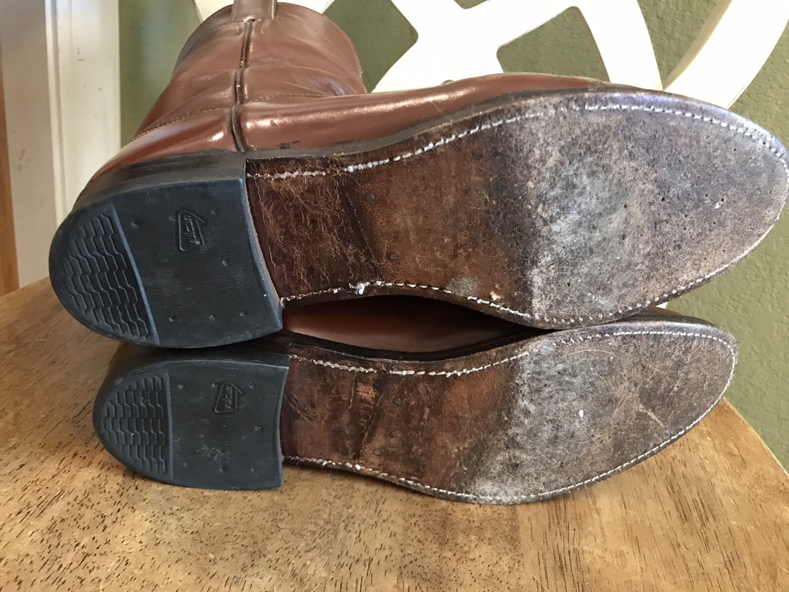 Vintage Justin Chocolate Brown Ropers Men’s Cowboy B… - Gem