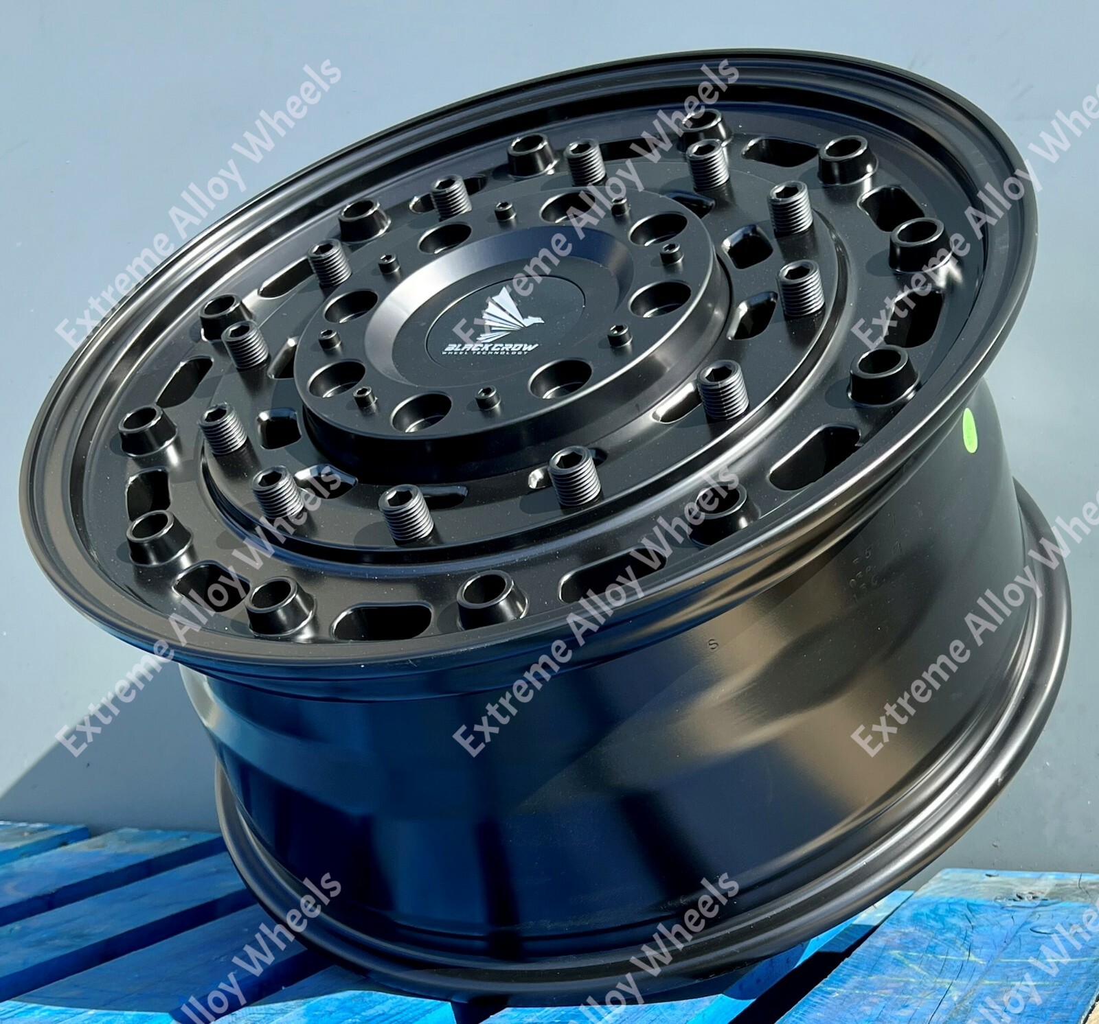 18" Black Swamper Alloy Wheels Fits Mercedes Sprinter 6 Stud only 6x130 ...