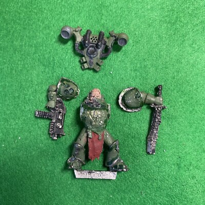 Warhammer 40k Death Guard Sergeant Sgt Nurgle Plague Marine Metal Games ...
