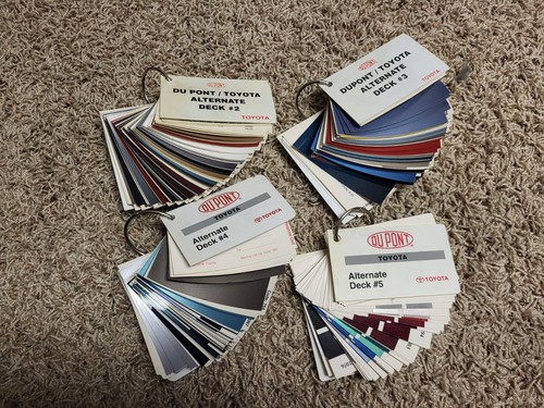 Dupont Toyota Alternate Color Decks | eBay