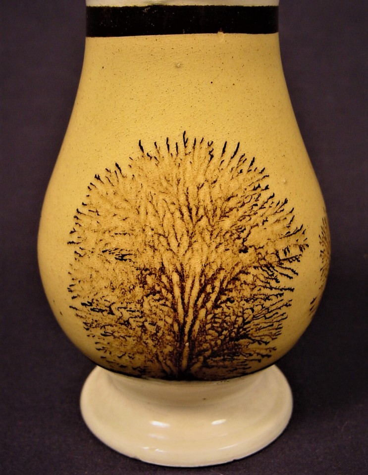 RARE 1820s MOCHA WARE DECORATED PEPPER POT MOCHAWARE PEARLWARE ...