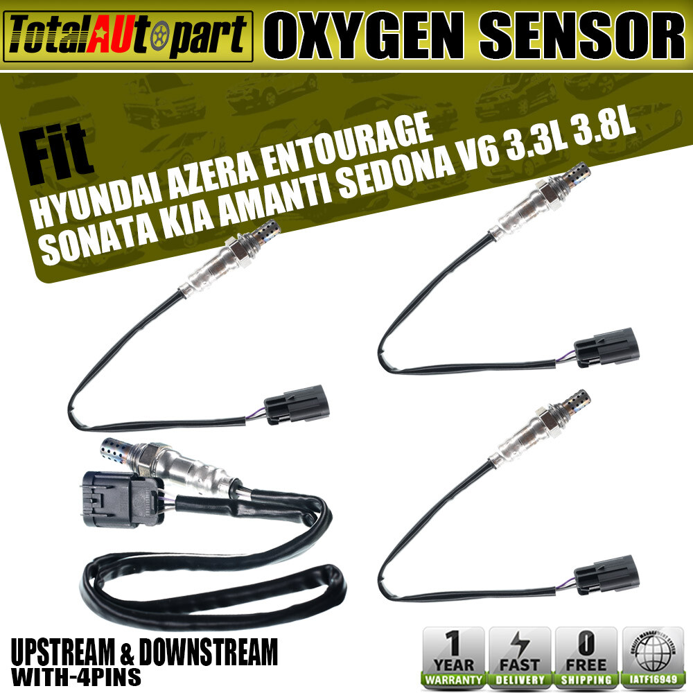 4x Oxygen Sensor for Hyundai Azera Entourage Sonata Amanti 06-11 Up ...
