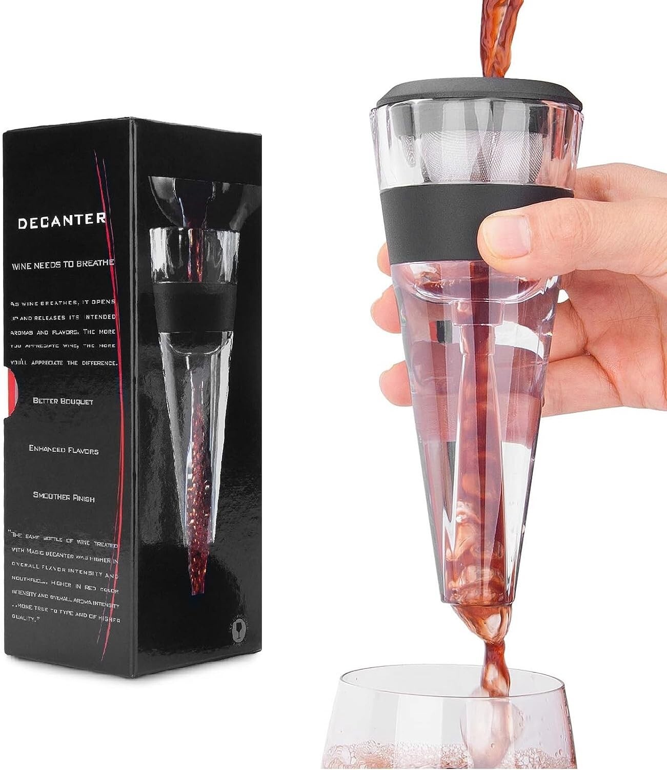 Wine Aerator Purifier Professional Decanter Pourer Home Wine Dispenser ...