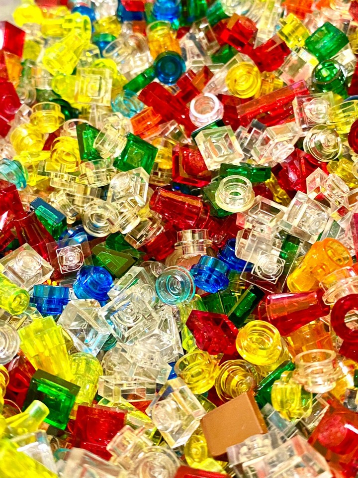 LEGO TRANSPARENT TRANSLUCENT PIECES - RANDOM SELECTION, CHOOSE COLOR ...