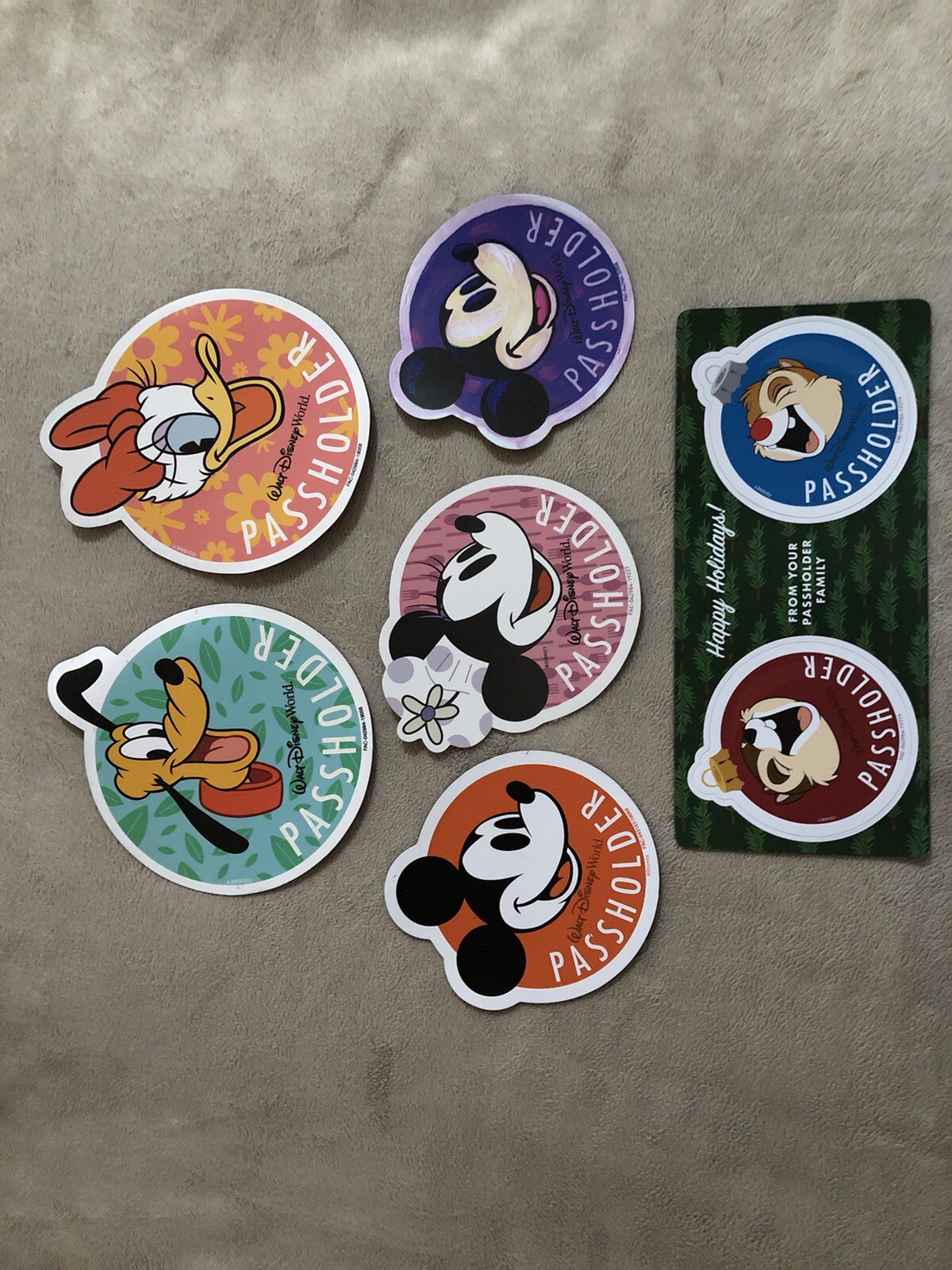 Walt Disney World Annual Passholder Magnets set of 6 | eBay