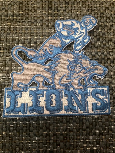Detroit Lions Vintage Rare Embroidered Iron On Patch 3.5” X 3.5” | eBay
