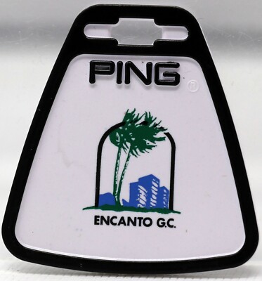 Ping Head Cover Tag with Encanto Golf Club, Salesman's Sample | eBay