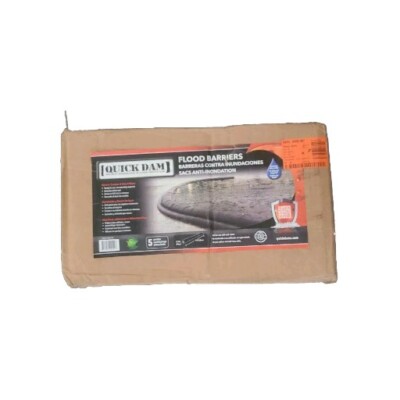 Quick Dam Flood Barrier 17 Ft Water Activated Compact Reusable Non ...