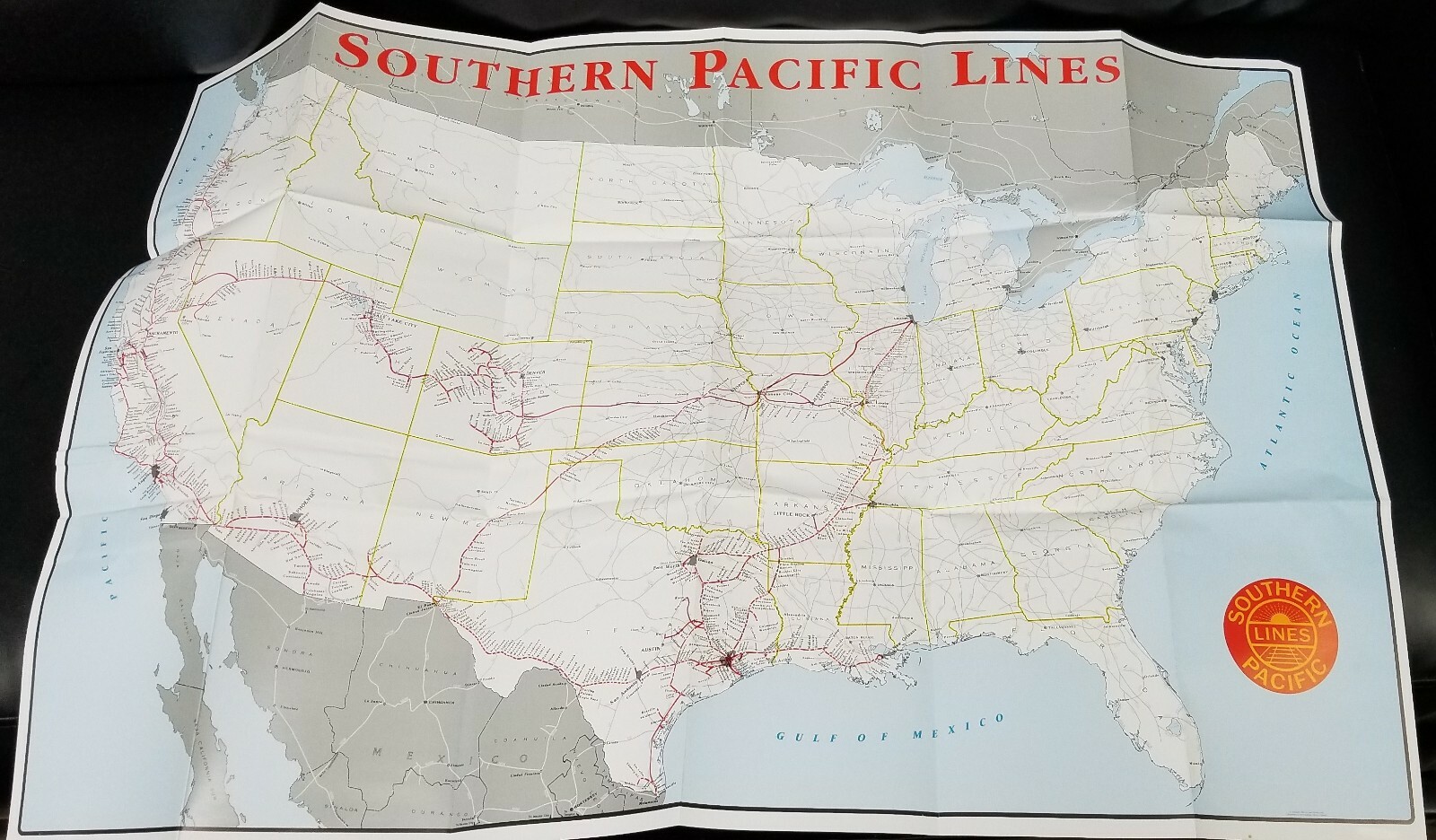 8 SP SSW DRGW Railroad Route Maps | eBay