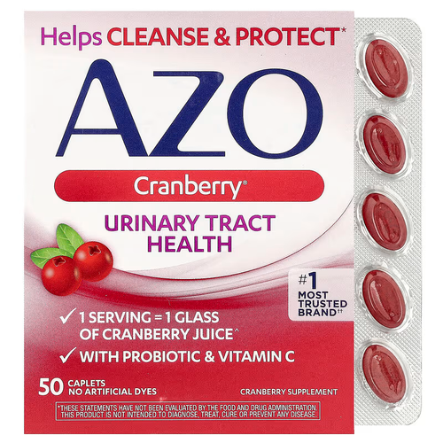 URINARY TRACT HEALTH AZO Cranberry Helps Cleanse & Protect Probiotic ...