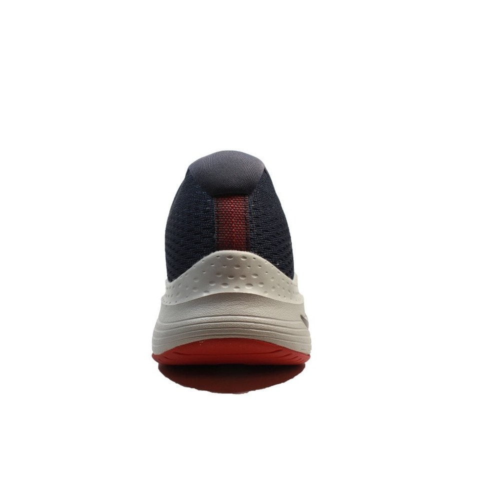 Skechers Arch Fit - Takar Navy/Red Mens Arch Support Trainers | eBay UK