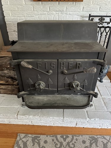 Fisher Wood Burning Stove “Grandpa Bear” | eBay