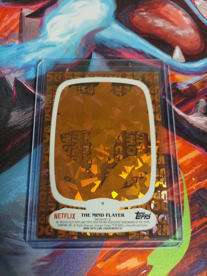 2025 Topps High Tek Stranger SSP THE MIND PLAYER ORANGE REFRACTOR 10/25 ...