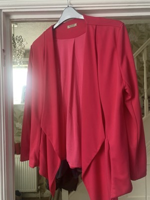 Used In Good Condition Size XL Cerise Pink Waterfall Effect Jacket ...