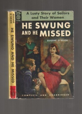 H519 He Swung And He Missed 508 E. O'Brien Risque Avon Vintage ...