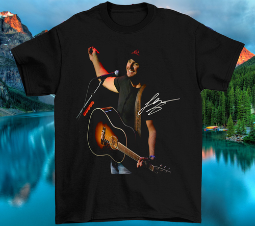 Luke Bryan signature Black Size S M L 234XL T Shirt Cotton GO81 | eBay