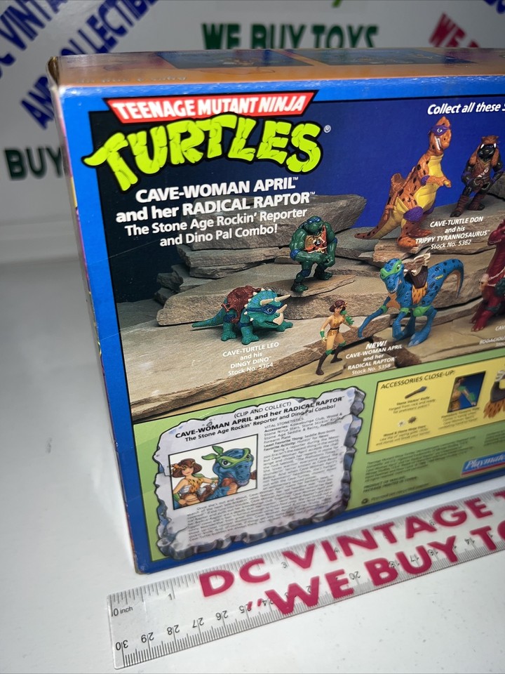 TMNT 1994 CAVE WOMAN APRIL Radical Raptor Teenage Mutant Ninja Turtles ...