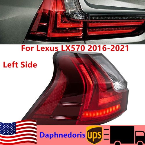 For 2016-2021 Lexus LX570 LED Left Driver Side Outer Tail Light Red ...