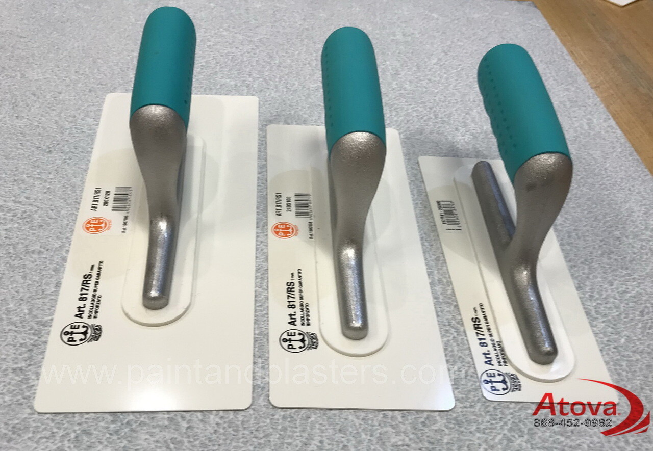 817/RS1 Plastic Trowel - Rounded Edges 1mm Medium Flexible for Venetian ...