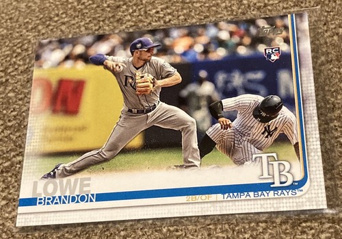 2019 Topps Brandon Lowe Rookie Card RC #114 Rays | eBay