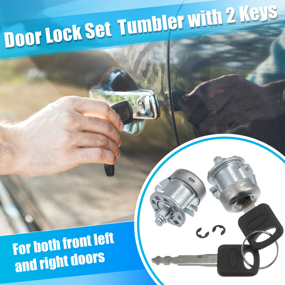 Pack (1) Door Lock Cylinder Tumbler with Key Set for Ford F150 F250 ...