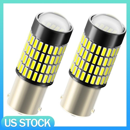 2x Super White Canbus 7506 1156 P21W 50SMD LED Back Up Reverse Light ...