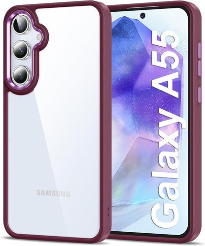 HOOMIL Cover per Samsung Galaxy A55 5G, Custodia Anti-Ingiallimento ...
