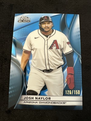 2025 Topps Chrome Black Josh Naylor Blue Refractor /150 | eBay